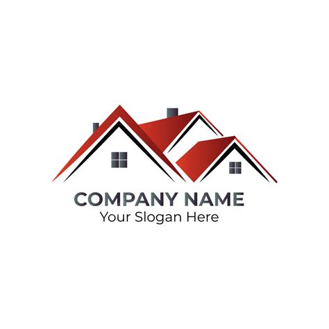 Real Estate Home Logo Design Vector Free Download Real Estate Logo