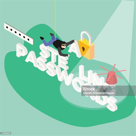 Stealing Passwords Isometric 3d Stock Illustration Download Image Now