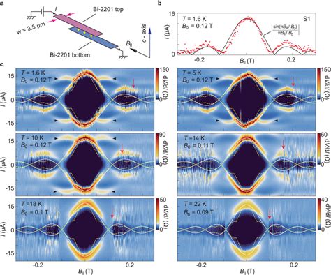 Fraunhofer Patterns Of The Twisted Bi 2201 Junction A Schematic Download Scientific Diagram