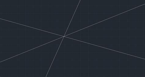 Lệnh Xline Trong Autocad Vẽ Các đường Thẳng Giao Nhau