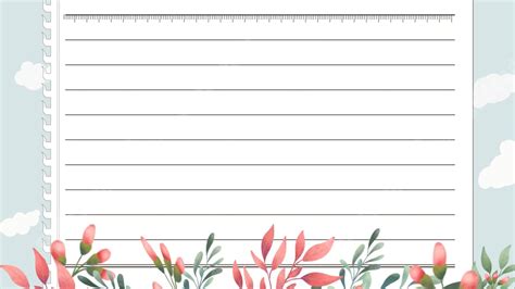 Colored Flowers Flower Border Red Cute Nature Flower Powerpoint Background For Free Download