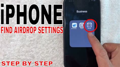 How To Find Airdrop Settings On iPhone 🔴 - YouTube