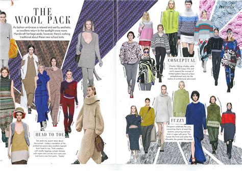 Vogue Trend The Wool Pack Fashion Magazine Layout Fashion Editorial Layout Fashion Magazine