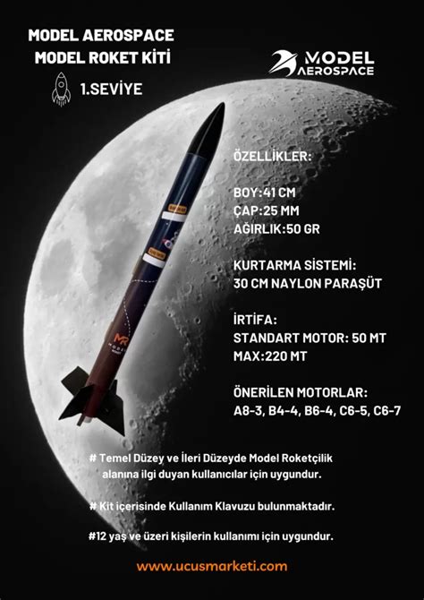Model Aerospace I Seviye Model Roket Kiti U U Marketi