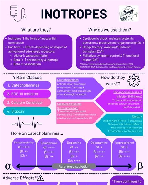 The Addictive ️ Dive Into The World Of Inotropes The Cardiovascular Medications That Pack A