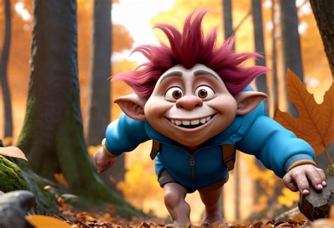 Free Photo Fantasy Troll In Beautiful Environment