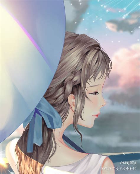 伞 Slag黑猫的绘画作品 画包包