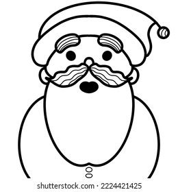 크리스마스 선물로 산타클로스의 색칠하기 스톡 일러스트 2224421425 Shutterstock