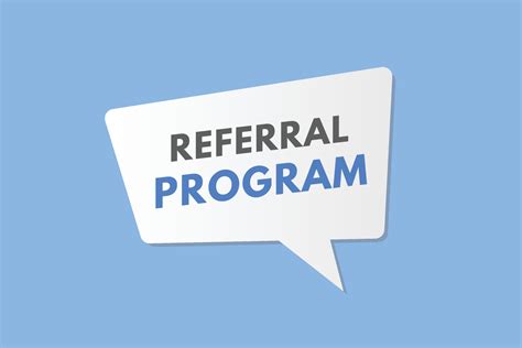 Referral Program Text Button Referral Program Sign Icon Label Sticker Web Buttons 16763723