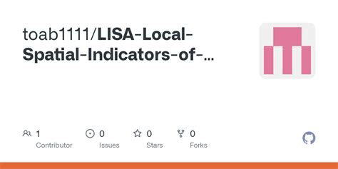 Github Toab1111lisa Local Spatial Indicators Of Spatial Association