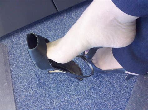 Sexy Feet In Pantyhose — Nice I Would Go Crazy Tickling Her Nylon Feet