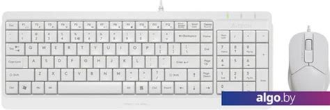 Клавиатура мышь A4tech Fstyler F1512 белый купить в Минске цена