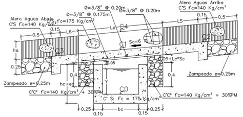 2d View Cad Construction Blocks Of Rcc Structure Autocad File