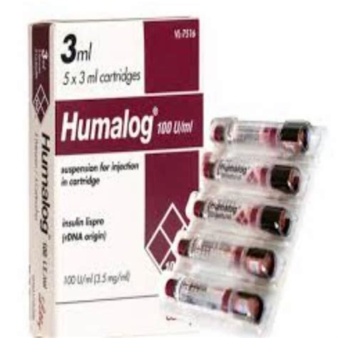 Humalog 100iuml Solution For Injection At ₹ 1255piece Insulin Pen