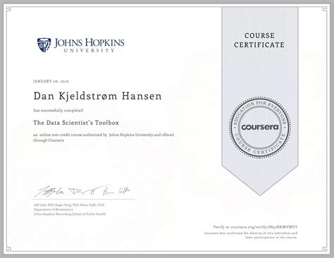 Earn Course Certificate In Data Science Toolbox Ppt