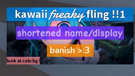Universal Script KAWAII FREAKY FLING BEST UNIVERSAL FLING Roblox Scripts ScriptBlox