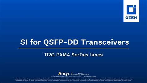 Signal Integrity 8023ck Vsr Serdes Lines Youtube