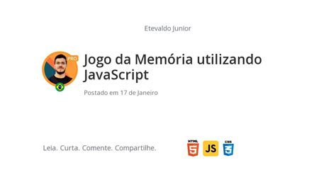 Jogo Da Memória Utilizando Javascript