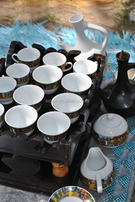 Habesha Coffee Set With Tilet Diamond Designs 22pcs Buy Ethiopian