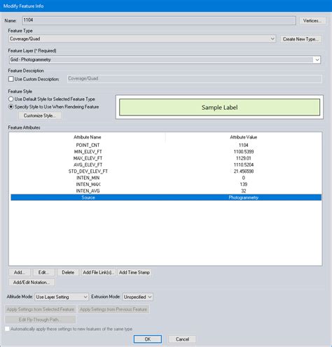 Assistance Understanding Lidar Point Density Using Attached Examples