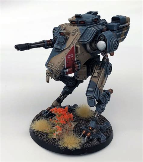 This Two Man Light Scout Walker Is Favored By Krevarian Forces For Its Combination Of Speed