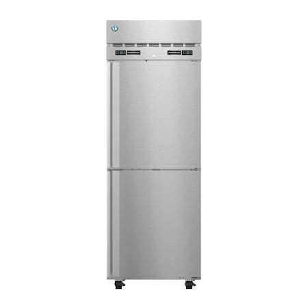 Hoshizaki Refrigerator And Freezer Single Section Dual Temp Upright Half Stainless Doors With