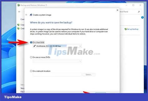 how to create a system image backup on windows 11