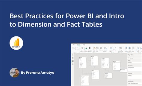 Best Practices For Power Bi And Intro To Dimension And Fact Tables The Data School Down Under