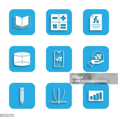 Set Square Root Of X Glyph Graph Schedule Chart Diagram Laptop With Graph Pencil Geometric