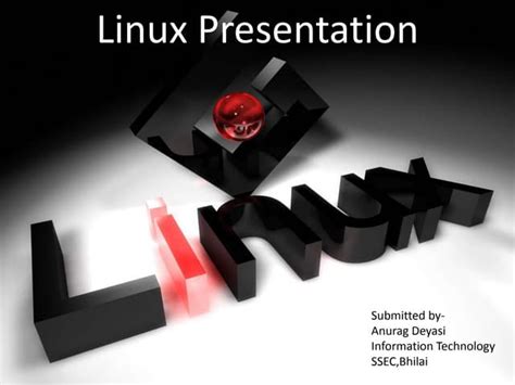 Linux Operating System Ppt Pptx