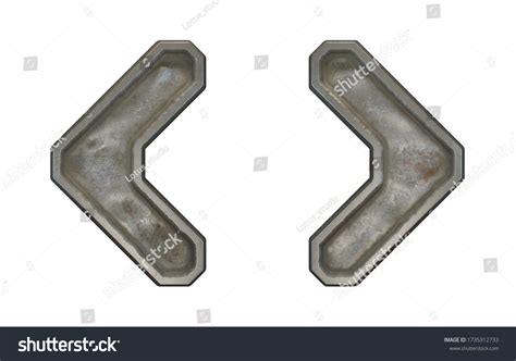 Set Symbols Left Right Angle Bracket Stock Illustration Shutterstock