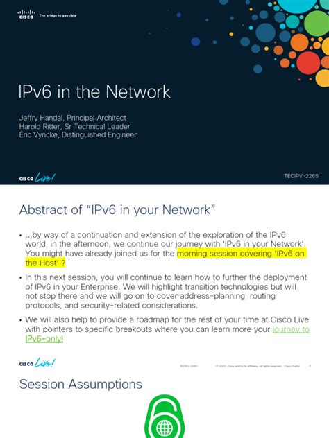 Ipv6 In The Network Pdf I Pv6 Domain Name System