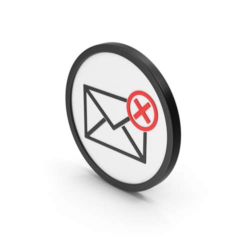 icon reject message mail 3d object 2299306691 shutterstock