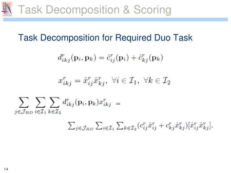 Ppt Decentralized Task Allocation For Heterogeneous Teams With Cooperation Constraints