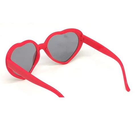 Heart Shape Diffraction Sunglasses Etsy