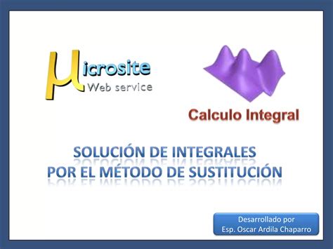 Integral Por Sustitucion Pptx