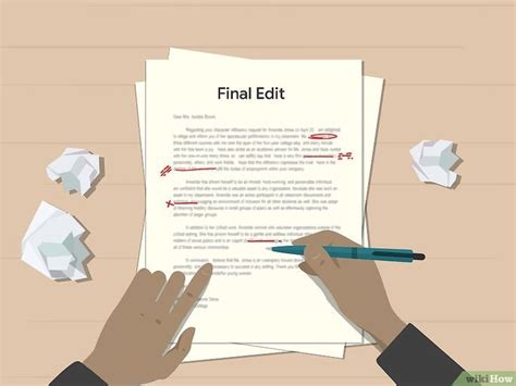 How To Write A Character Reference 7 Steps With Pictures