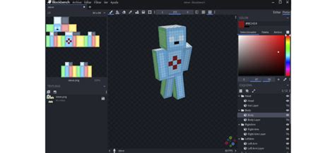Blockbench A D Model Editor With Pixel Art Textures