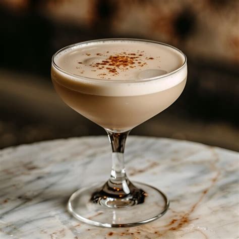 Brandy Alexander Cocktail Premium Ai Generated Image