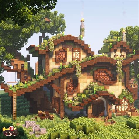 Massivespeck Mcbuilder 🌆 On Instagram Overgrown Wooden House