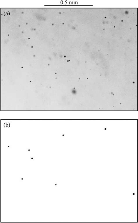 Image Segment A Before Processing And B Post Processing Of Droplets