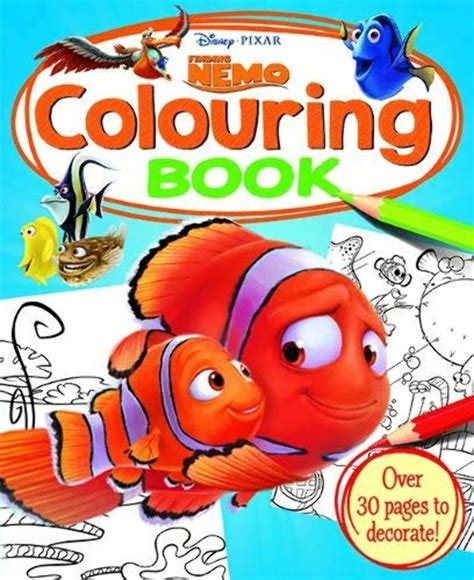 Amazon Disney Pixar Finding Nemo Colouring Book Simply Colouring