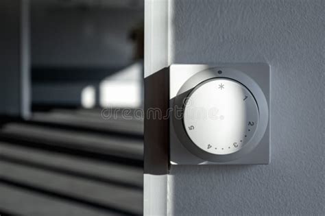 Temperature Sensor On The Wall Indicator Of The Climate Control Of The