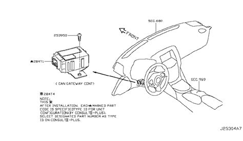 284t1 6gg0a Genuine Nissan Part