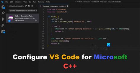 How To Configure VS Code For Microsoft C