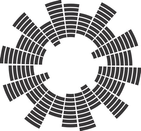 Abstract Circular Equalizer Eq Round Audio Soundwaves Graphic Equalizer Frame 22926035 Png