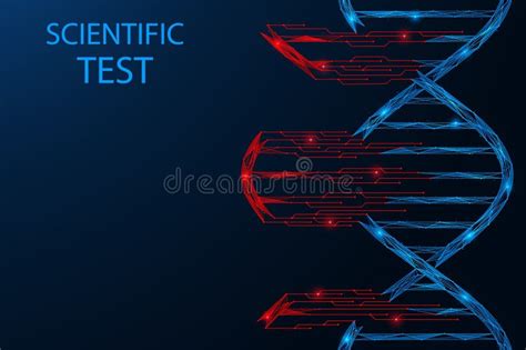 virtual simulation of dna cell editing stock illustration