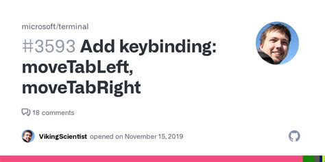 Add Keybinding Movetableft Movetabright · Issue 3593 · Microsoftterminal · Github