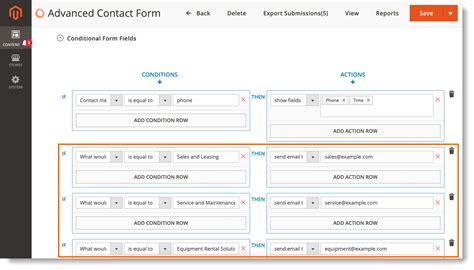 smart conditional logic magento 2 blue form builder magezon