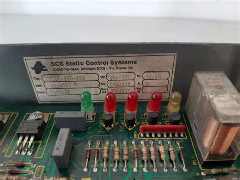 Dc Drive Inverter Cc Scs Static Control System Type Cm38022020s Rif124 Eur 10000